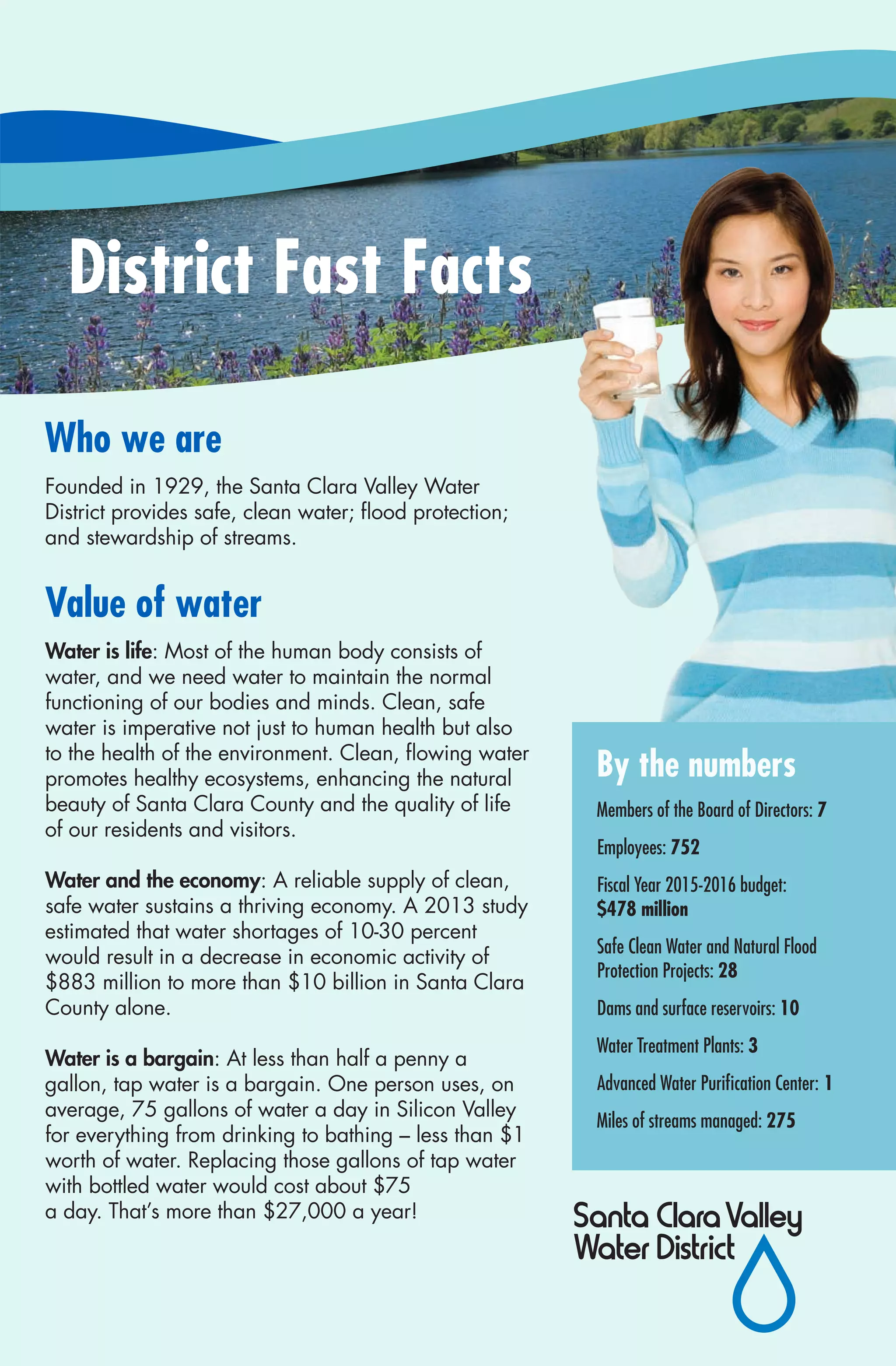 Fast Facts - Santa Clara Valley Water District | PDF