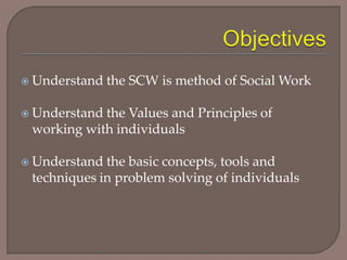 Syllabus of Social case work | PPT