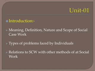 Syllabus of Social case work | PDF
