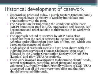 Social Casework Lecture Notes 1 | PPTX