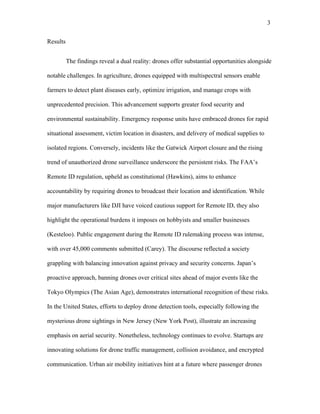 Drones Research Paper by Emma Rose Planas | DOCX