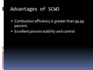 Supercritical water oxidation process | PPT