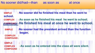 SIMPLE, COMPLEX AND COMPOUND SENTENCES. | PPTX