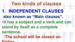 SIMPLE, COMPLEX AND COMPOUND SENTENCES. | PPTX