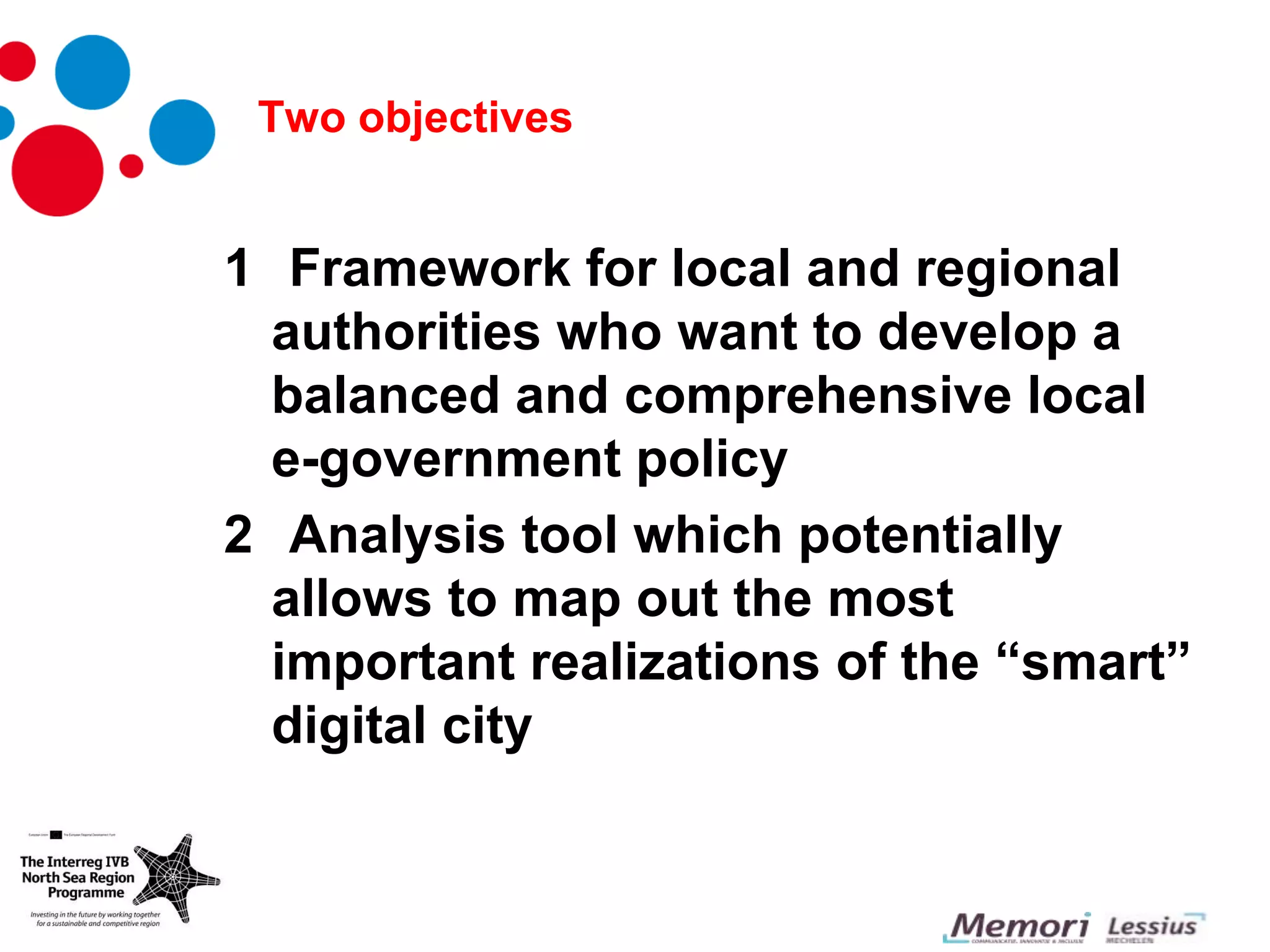 How Smart are you? A self assessment framework for Digital Cities ...