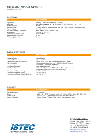 BTU Metering Device For Process or Commercial Tenant | PDF | Physics ...