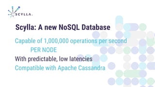 Scylla: 1 Million CQL operations per second per server | PDF | Operating Systems | Computer ...
