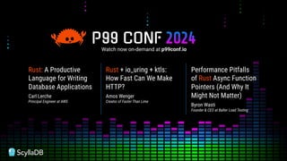 Designing Low-Latency Systems with Rust: An Architectural Deep Dive | PPT