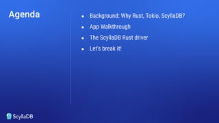 Build Low-Latency Rust Applications on ScyllaDB | PPT
