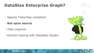 Scylla Summit 2016: Graph Processing with Titan and Scylla | PPT