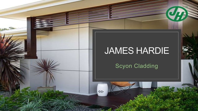 Scyon Axon Cladding | Vertical Joint Cladding Panels by James Hardie | PPT