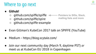 Building Trust Between Modern Distributed Systems with SPIFFE | PPT