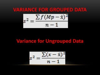 Standard Deviation Formula For Grouped Data