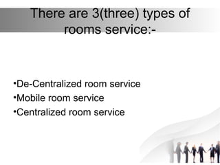 In-Situ Sevice in Hotel | PPT