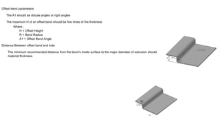 Sheetmetal design | PPTX
