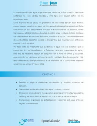 Proyecto del agua , importancia y cuidados | PDF