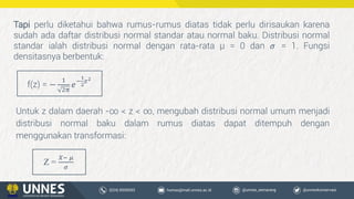 Statistika Deskriptif - Distribusi Normal | PDF