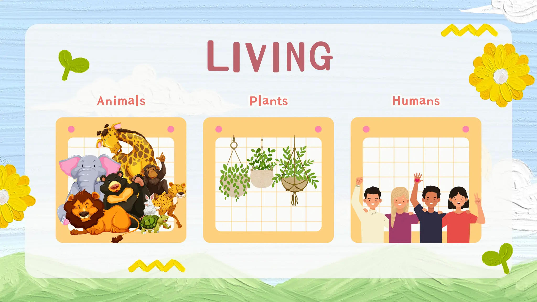 SD - English Grade 1 - Living and Non Living Things | PDF