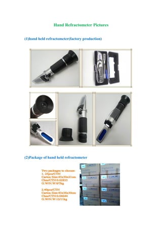 hand held refractometer | PDF