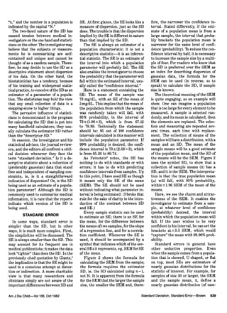 Standard Deviation, Standard Error | PDF