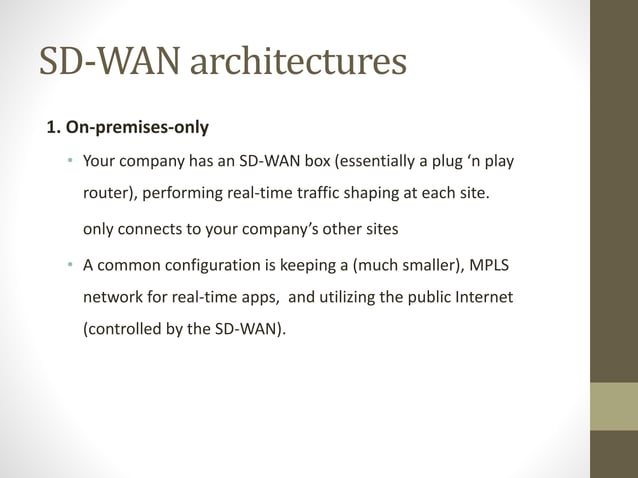 SD-WAN | PPTX