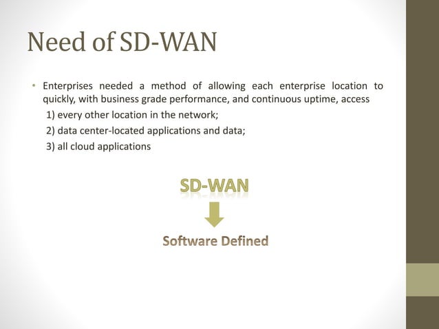 SD-WAN | PPTX