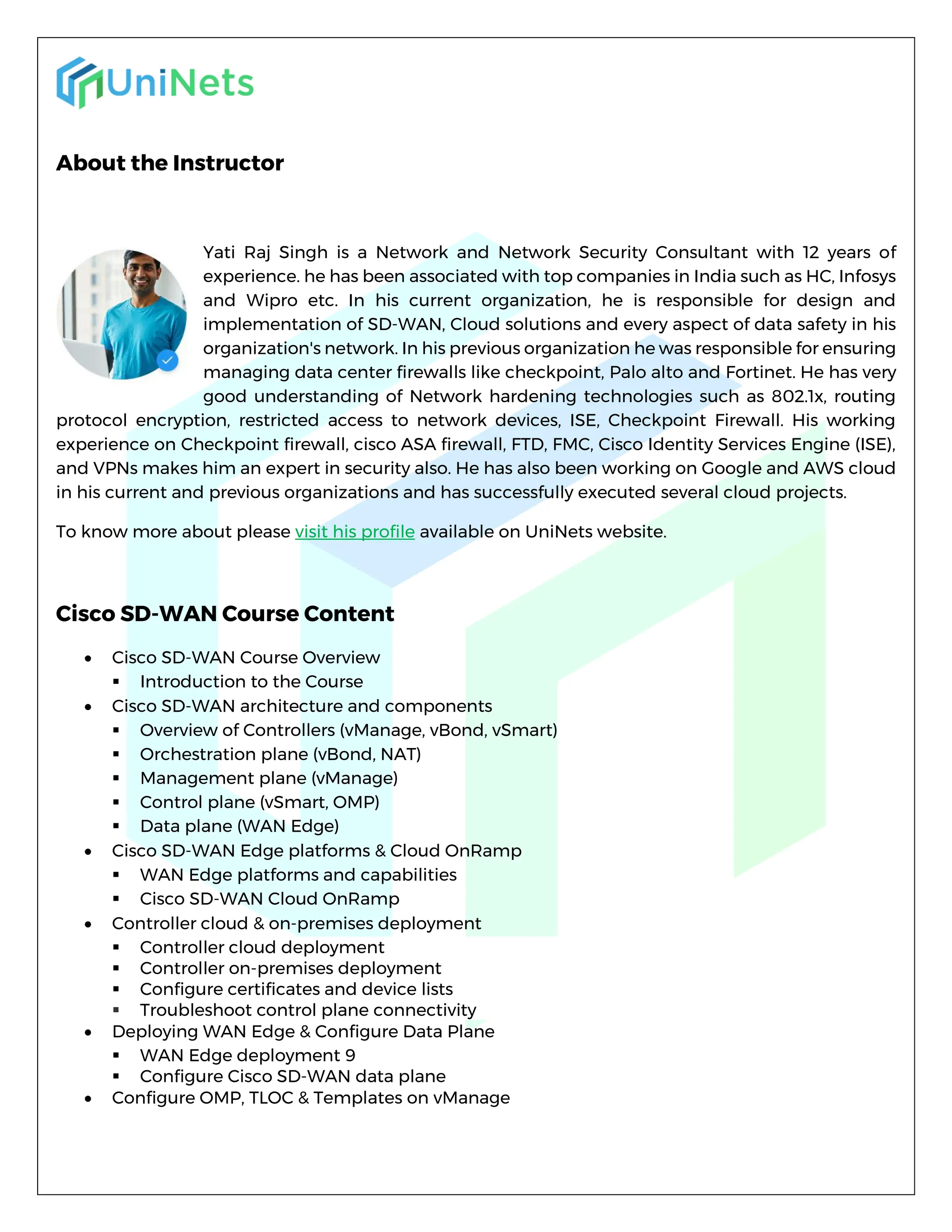 Best SDWAN Training course Online | Cisco SDWAN Course | PDF