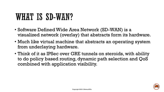 SD-WAN overview slides | PDF