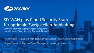 SD-WAN plus cloud security | PPTX | Cloud Computing | Internet