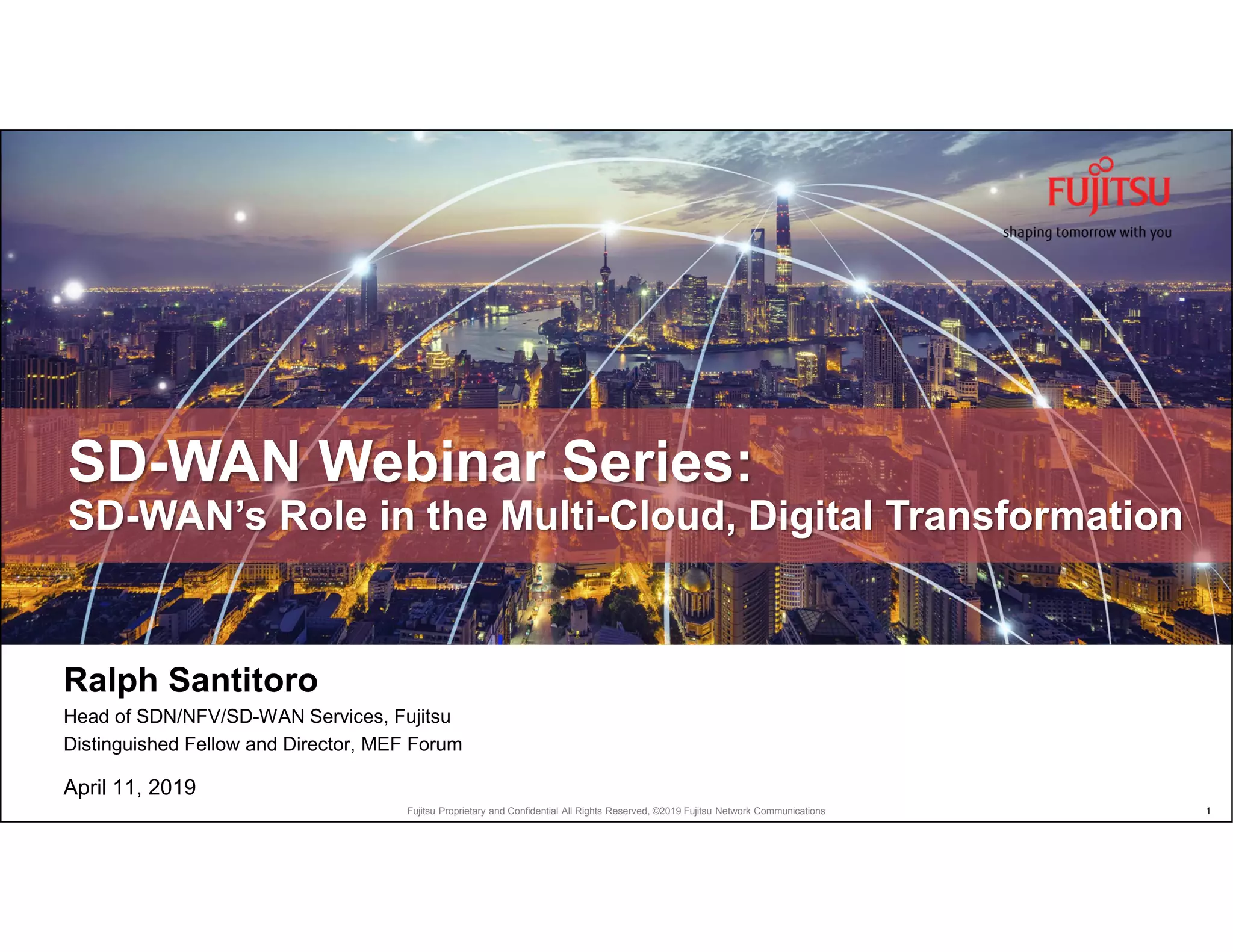 SD-WAN's Role in the Multi-Cloud Digital Transformation | PPT