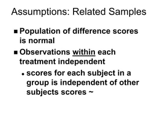 -SD 12 Comparing Means - One & Paired-sample t-test.ppt