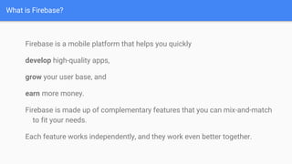 Firebase Android | PPTX