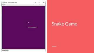 Applets in Java | PPTX