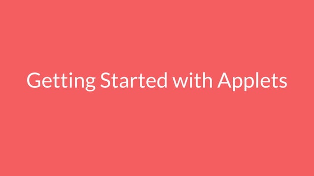 Applets in Java | PPTX