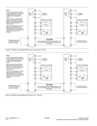 Edwards Signaling SD2W Installation Manual | PDF
