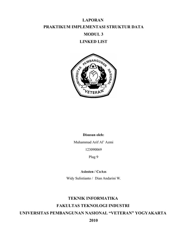 Laporan Praktikum Struktur Data Modul 3 | PDF