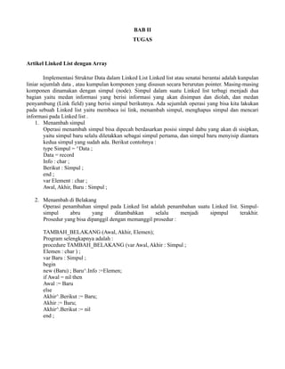 Laporan Praktikum Struktur Data Modul 3 | PDF