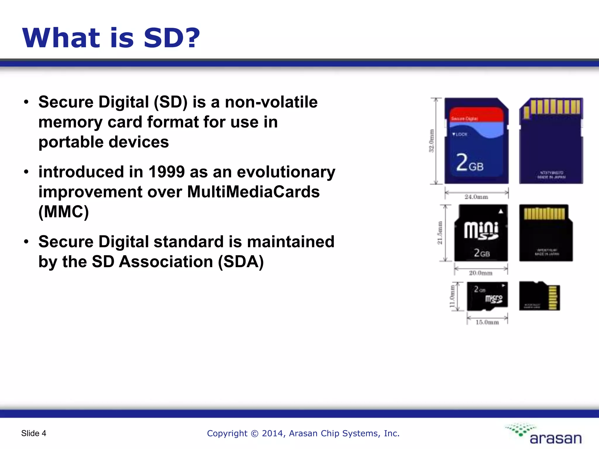 SD 4.1 Total IP Solution from Arasan Chip Systems | PPTX