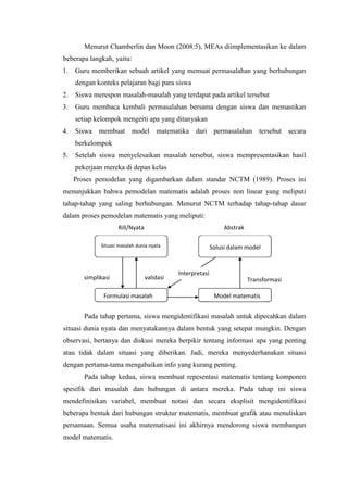 Model Eliciting Activities (MEAs) | PDF
