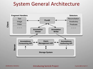 Sda2011 introducing sem lib project | PDF | Web Design and HTML | Internet