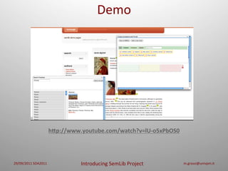 Sda2011 introducing sem lib project | PDF | Web Design and HTML | Internet