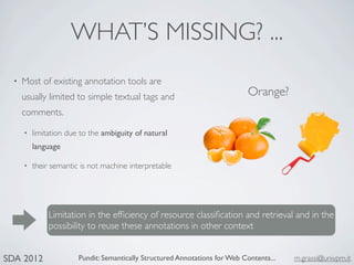 Sda2012 pundit system | PPT