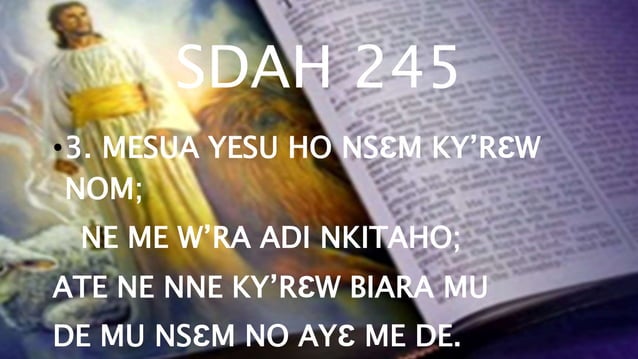 Sdah 245 more of jesus | PPTX