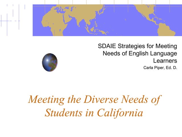 SDAIE Strategies | PPT