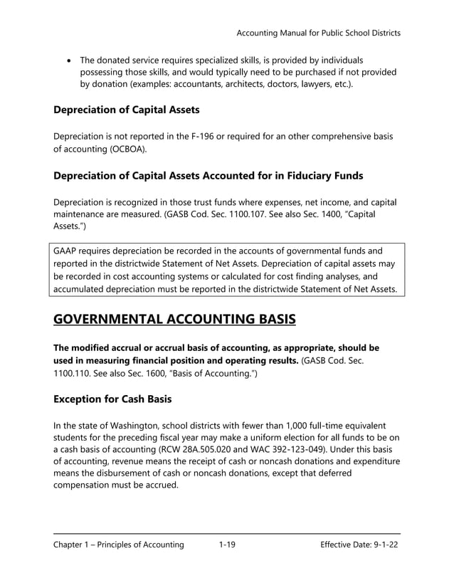 2022-2023 OSPI Accounting Manual | PDF