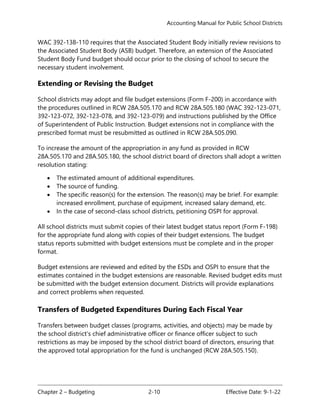 2022-2023 OSPI Accounting Manual | PDF