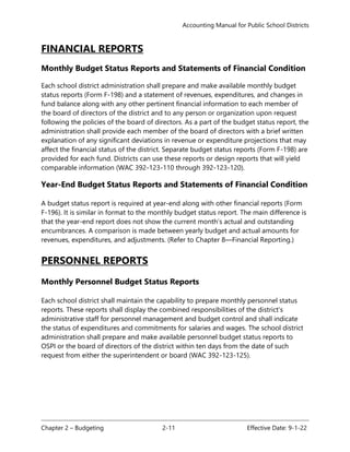 2022-2023 OSPI Accounting Manual | PDF