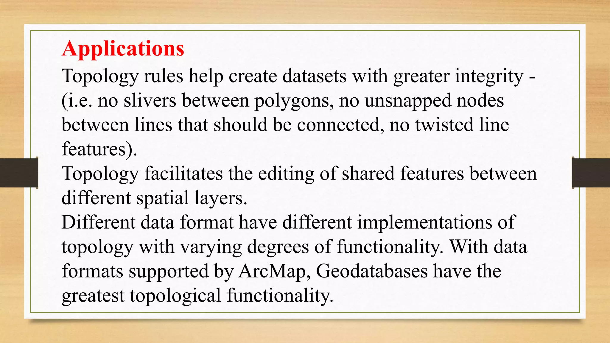 Topology In Gis Ppt
