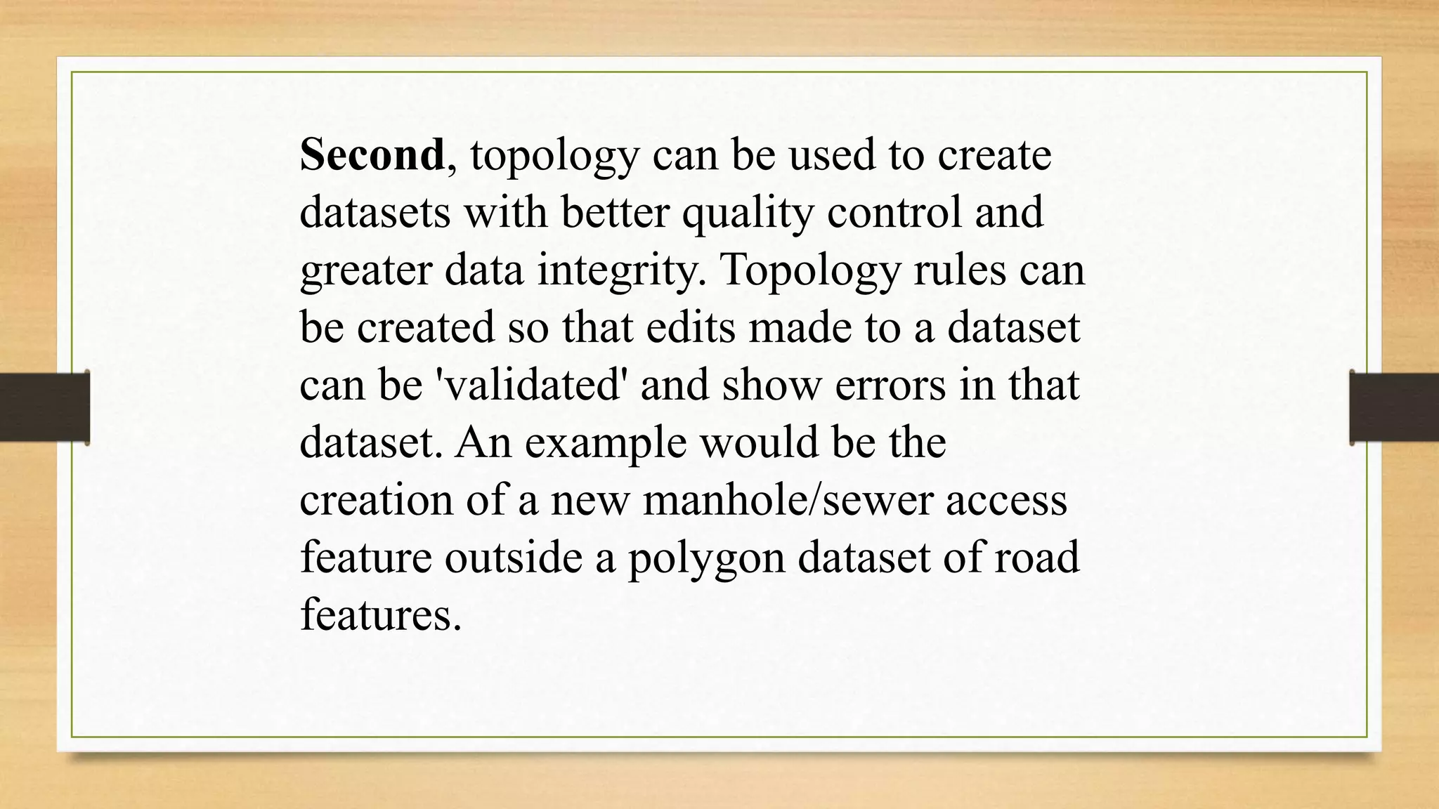 Topology in GIS | PPTX
