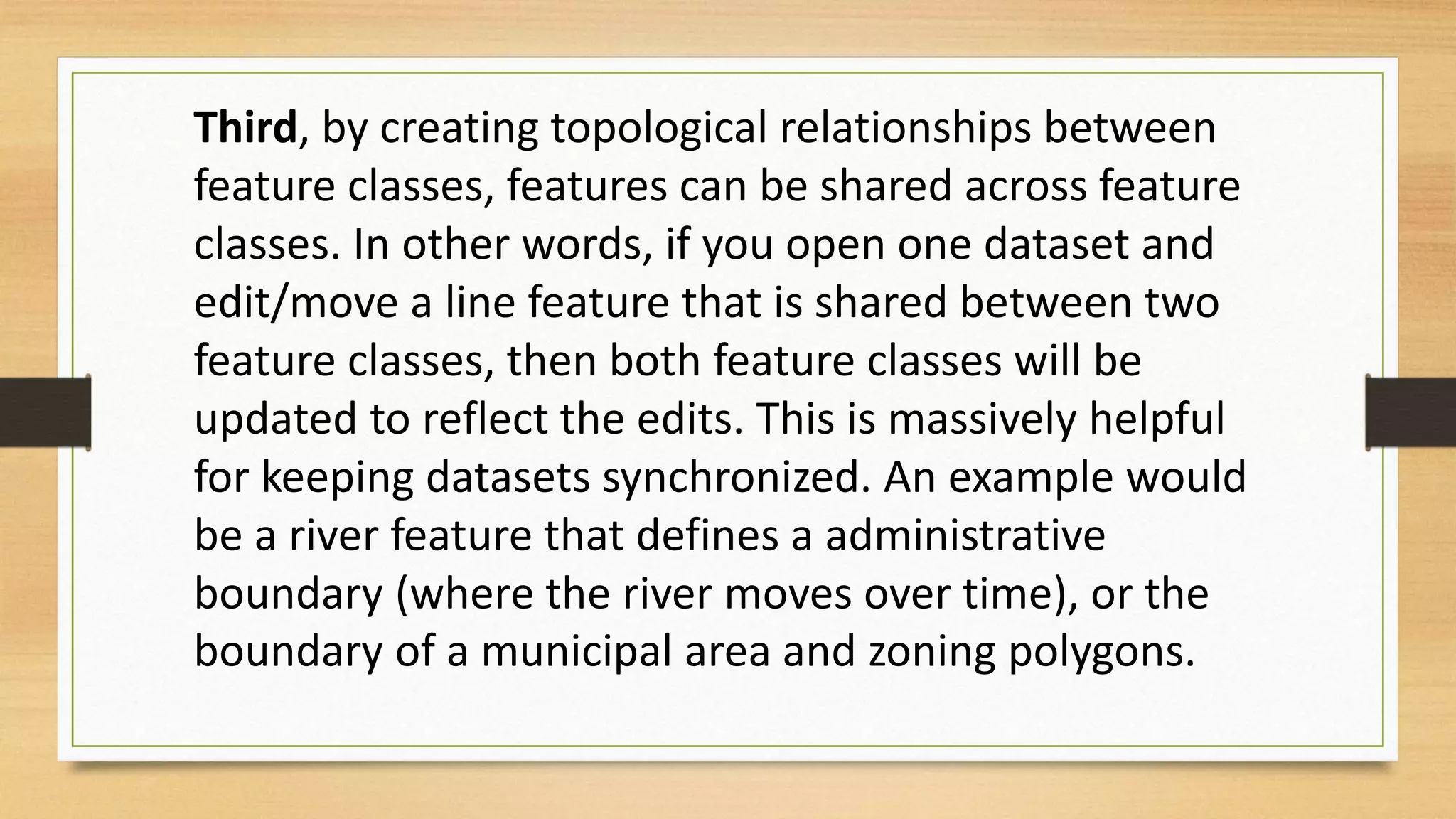 Topology in GIS | PPTX